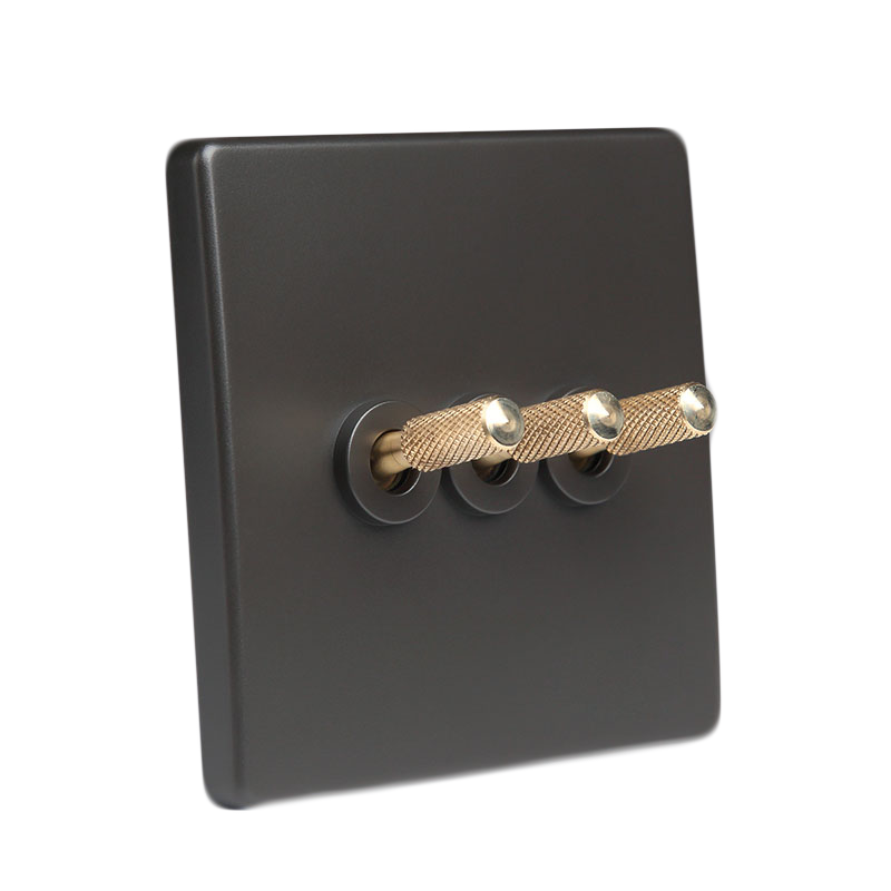 Textured toggle Range – Light Switches