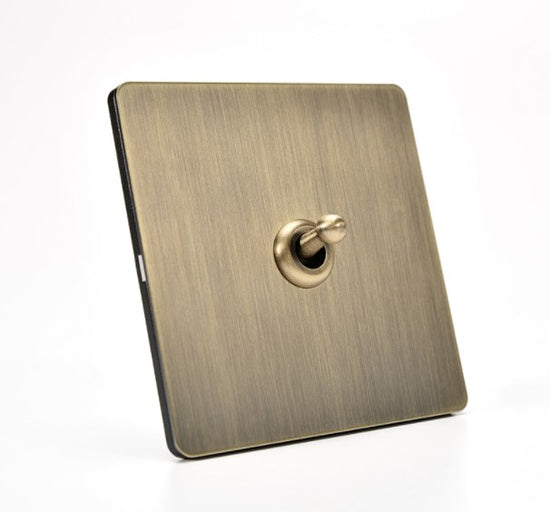 Bastille - Brushed Brass – Light Switches